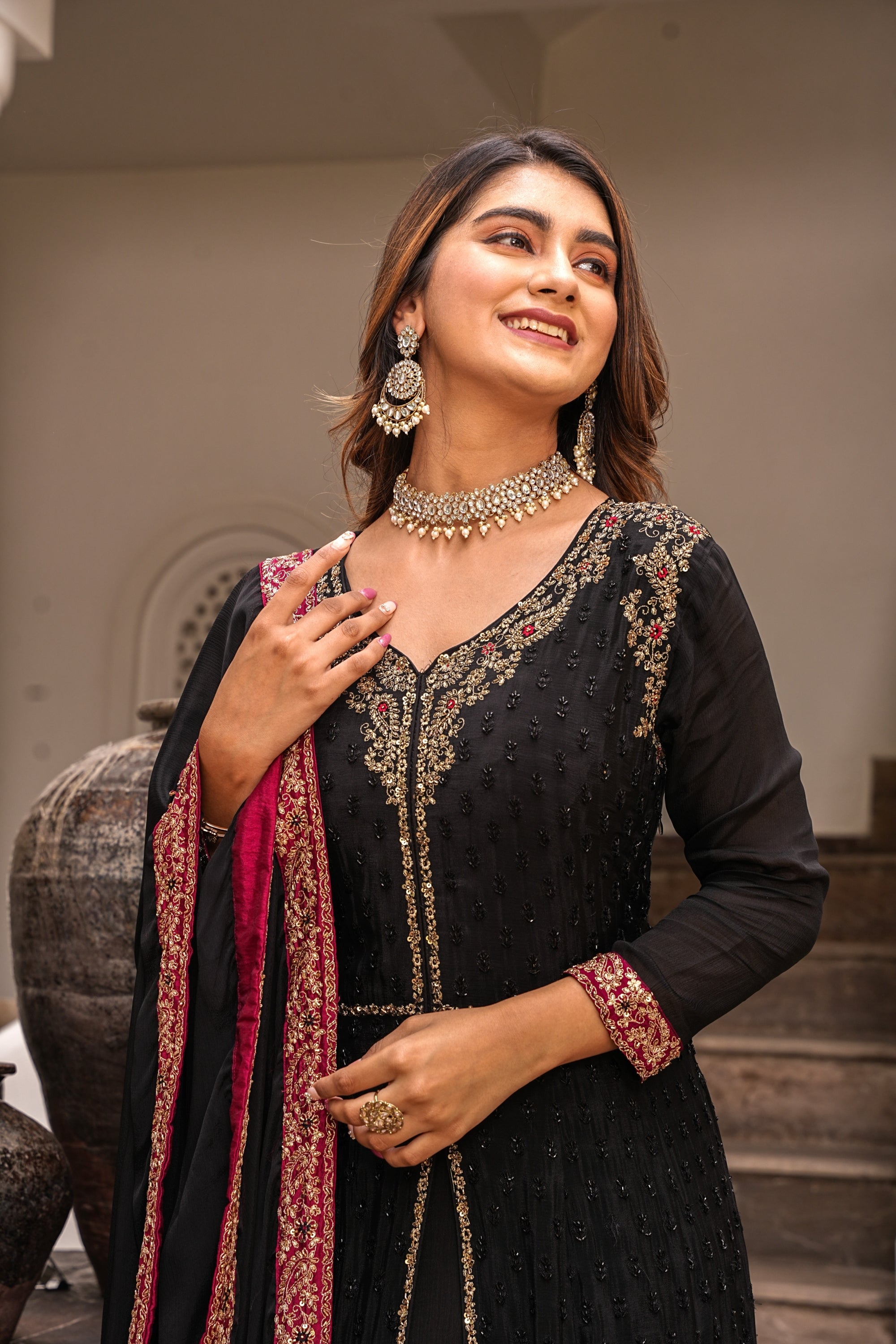 Shop Women's Ethnic Wear - Lehengas, Anarkalis, Shararas, Kurta Sets ...